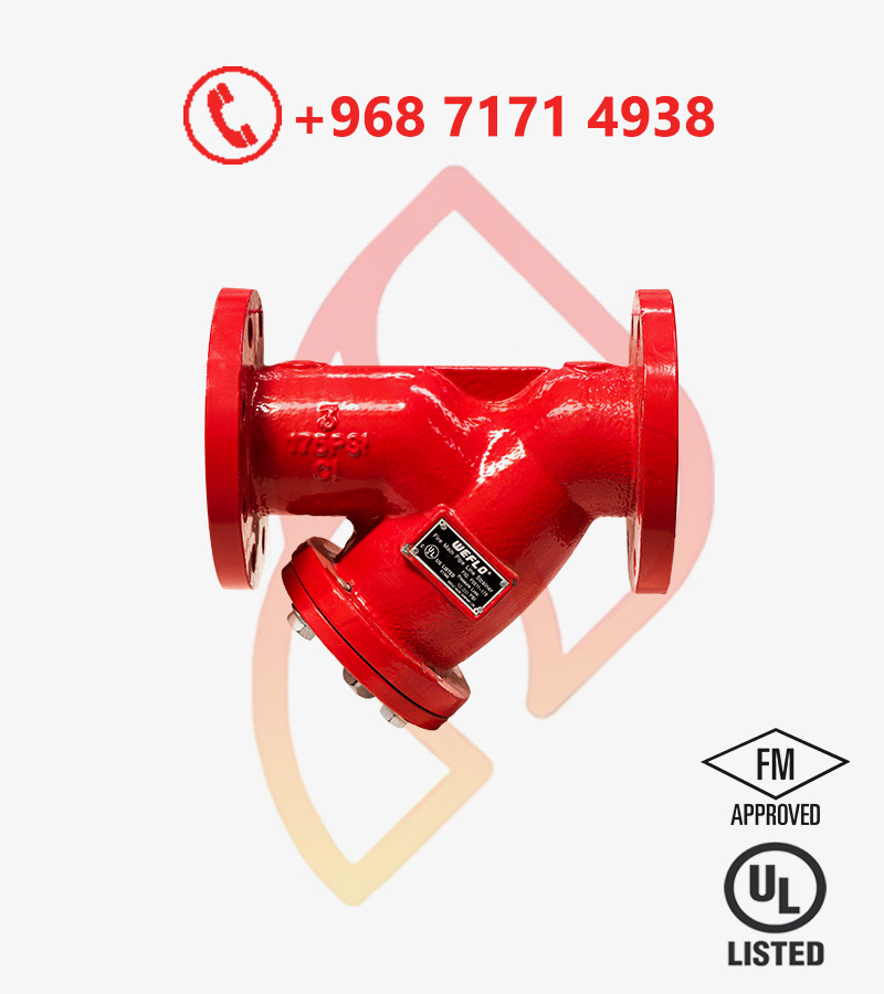 Y Strainer flanged for firefighting system - Shield Company