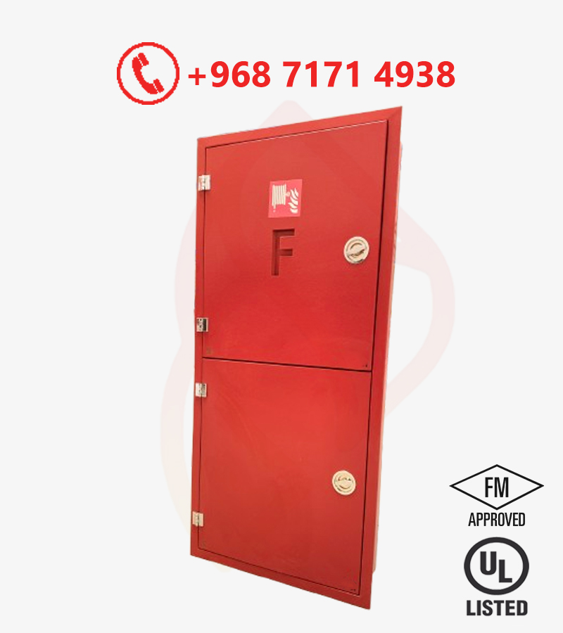 double vertical fire hose cabinet - Shield Company